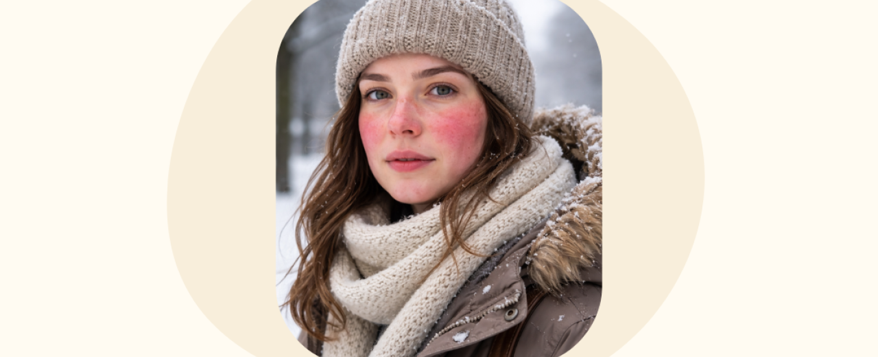Rosacea in de winter: waarom klachten verergeren en wat je kunt doen